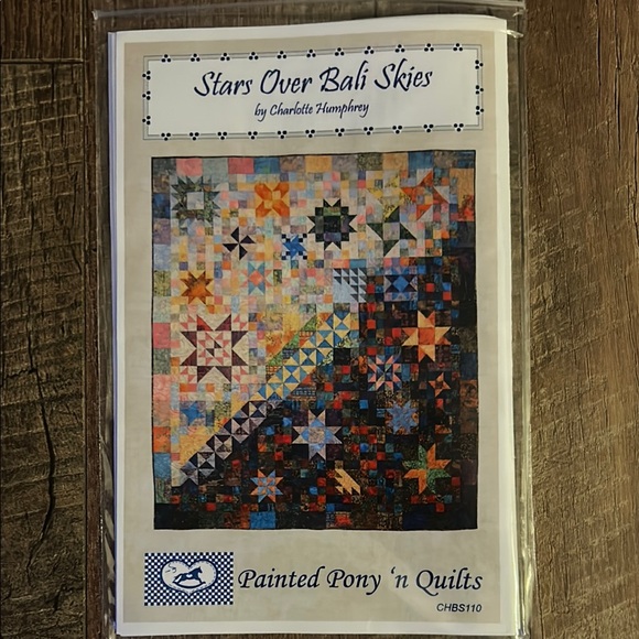 Other | Stars Over Bali Skies Quilt Pattern | Poshmark